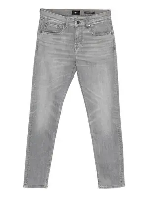 7 For All Mankind Slimmy Tapered Denim Jeans - Grey