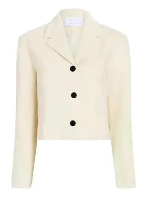 Proenza Schouler White Label Nima Corduroy Cropped Jacket - Neutrals
