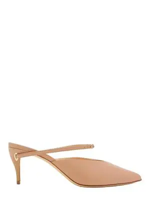 Jennifer Chamandi 65mm Mattia Heeled Pumps - Neutrals