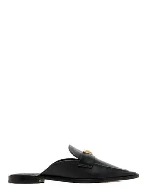 Schutz Triangular-plaque Loafers - Black