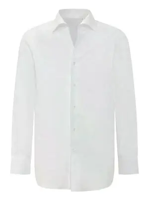 FINAMORE 1925 Long-sleeves Buttoned Shirt - White