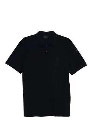 Brioni Buttoned Polo Shirt - Blue