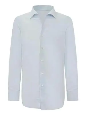FINAMORE 1925 Long-sleeve Shirt - Blue
