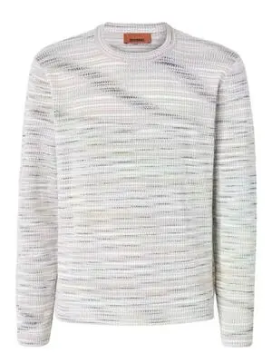 Missoni Crew-neck Knitted Sweater - White