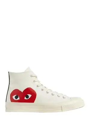 COMME DES GARÇONS PLAY X CONVERSE Heart Print Sneakers - Neutrals