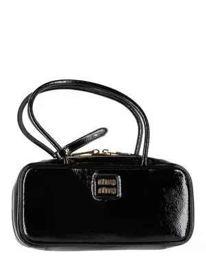 Miu Miu Beau Patent Leather Bag - Black