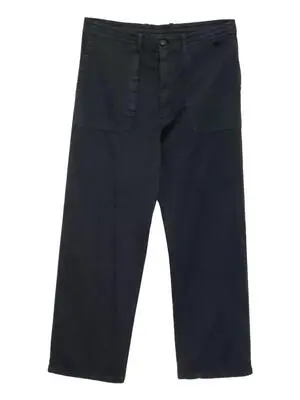 MASSIMO OSTI STUDIO Patch Pocket Trousers - Blue