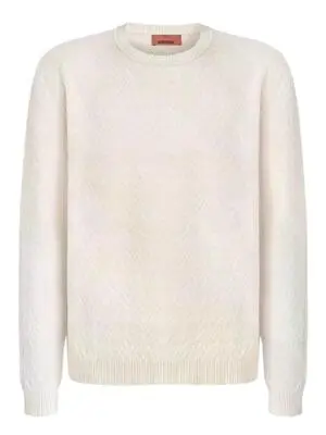 Missoni Textured Crew-neck Sweater - Neutrals