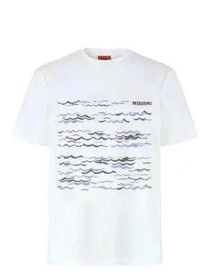 MISSONI Wave-print T-shirt