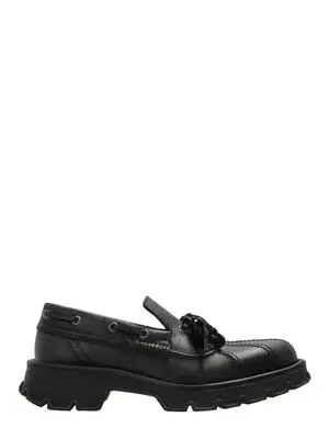 Loewe Lace-up Lug-sole Loafers - Black
