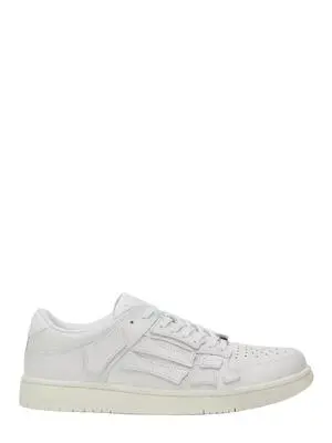 Amiri Skel Leather Sneakers - White