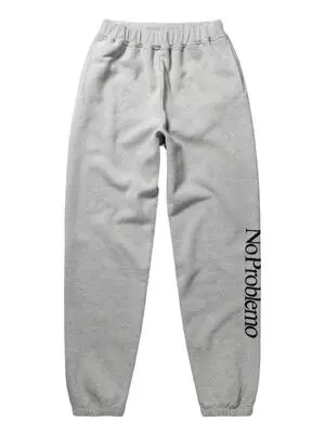 NO PROBLEMO Logo-print Track Pants - Grey