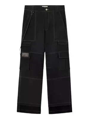CARRER Cargo-pockets Trousers - Black