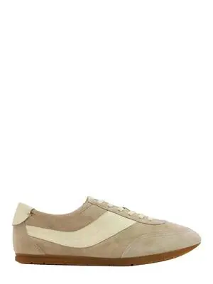 Vince La Stripe Suede Sneakers - Neutrals