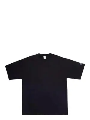 Champion Logo-embroidered Heavy Cotton T-shirt - Black