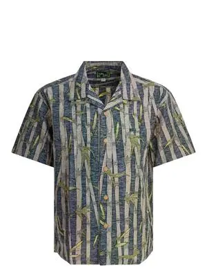 MONTBELL Bamboo Print Shirt - Blue