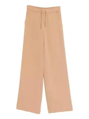 Herno Drawstring-fastening Wide Leg Trousers - Neutrals