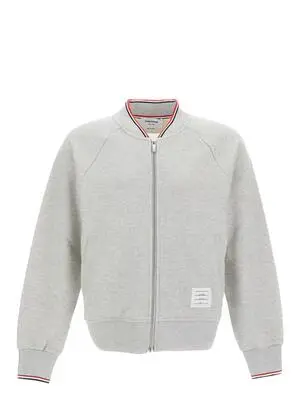 Thom Browne Zip-up Bomber Jacket - Grey