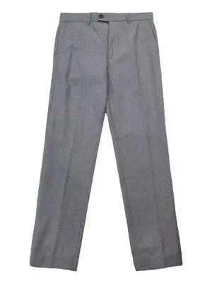 SELECTED Straight-leg Trousers - Grey