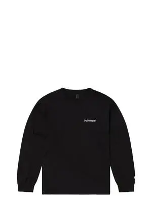 NO PROBLEMO Long-sleeve Sweatshirt - Black