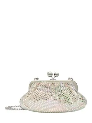 Max Mara Embellished Chain Clutch - Pink