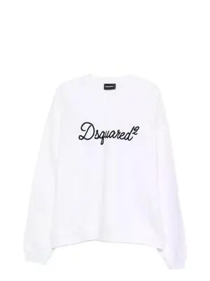 Dsquared2 Logo-embroidered Sweatshirt - White