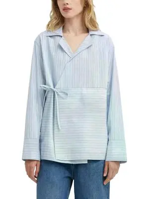 SAMSOE SAMSOE Sacala Striped Top - Blue