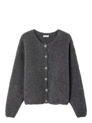 American Vintage Zolly Round-neck Cardigan - Grey