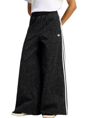Adidas Originals By Alexander Wang Firebird Cotton Twill Oversize Track Pants - Black/grey Six