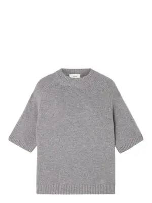 Loulou De Saison Dara Cashmere T-shirt - Gray