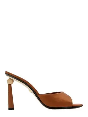 ALEVI MILANO 95mm Liza Heeled Sandals - Brown