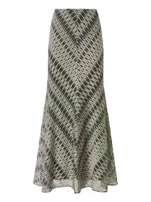 Missoni Diamond-pattern Maxi Skirt - Neutrals