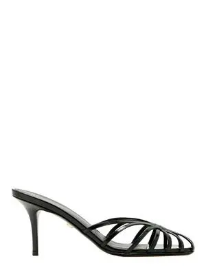 ALEVI MILANO Mel Stiletto Caged Sandals - Black
