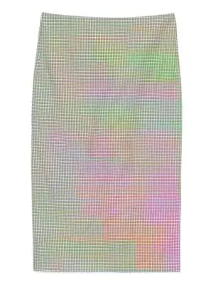 N°21 Check-Pattern Skirt