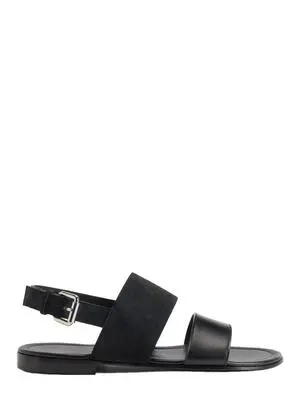 GIUSEPPE ZANOTTI Maratea Double-band Sandals - Black