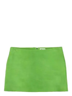 Staud Crest Mini Skirt - Green