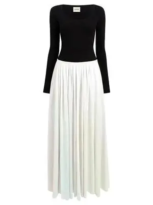 Khaite Carlotta Long Dress - White