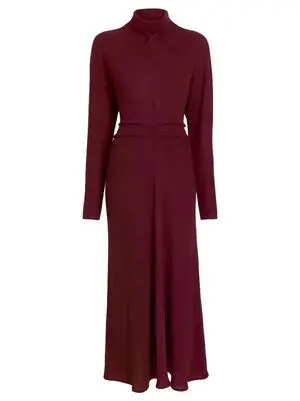 Proenza Schouler White Label Soren Roll-neck Maxi Dress - Red