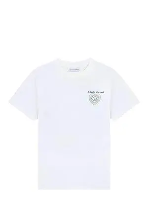 Maison Labiche Patureau Croco Embroidery T-shirt - White