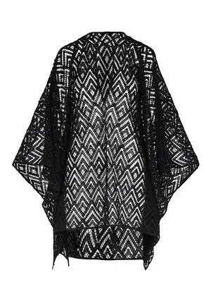 Johanna Ortiz Dance Of Everyday Poncho - Black
