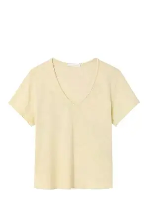 American Vintage Sonoma V-Neck T-Shirt Neutrals