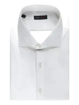 FAY Travel Button Shirt - White