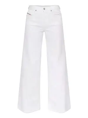DIESEL Wide-leg Jeans - White