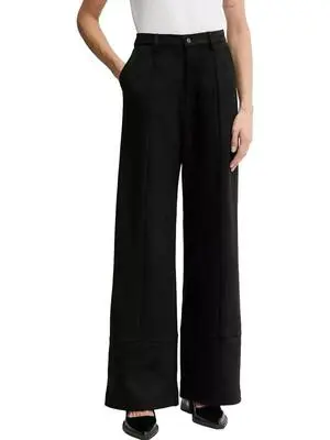 Bardot Marlowe Wide-leg Trousers - Black