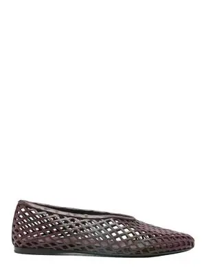 Proenza Schouler Perforated Ballerina Flats - Purple