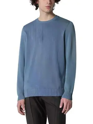 DRUMOHR Long-sleeve Crew-neck Sweater - Blue