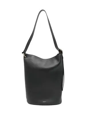 JOSEPH Leather Shoulder Bag - Black