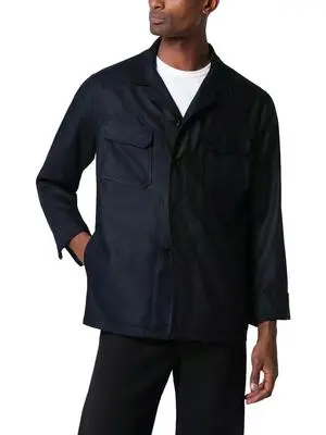 Tagliatore Flap-pocket Shirt Jacket - Blue