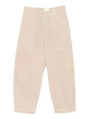 Closed Patch-pocket Tapered Trousers - Neutrals