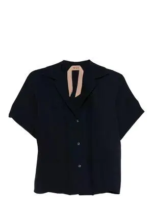 N°21 Buttoned Trim Shirt - Blue